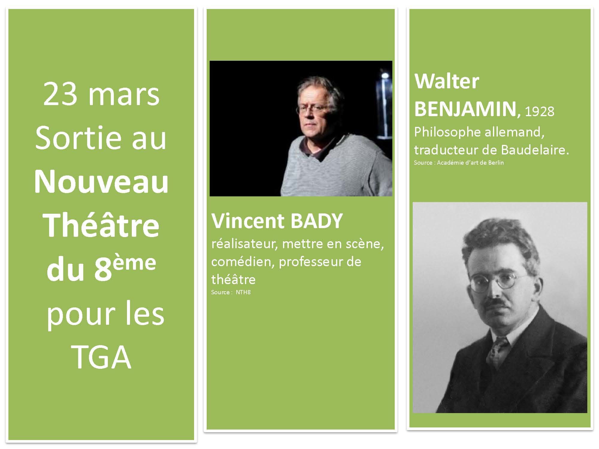 Sortie au NTH8 pour les TGA le 23 mars : cinéma documentaire et pièce ...